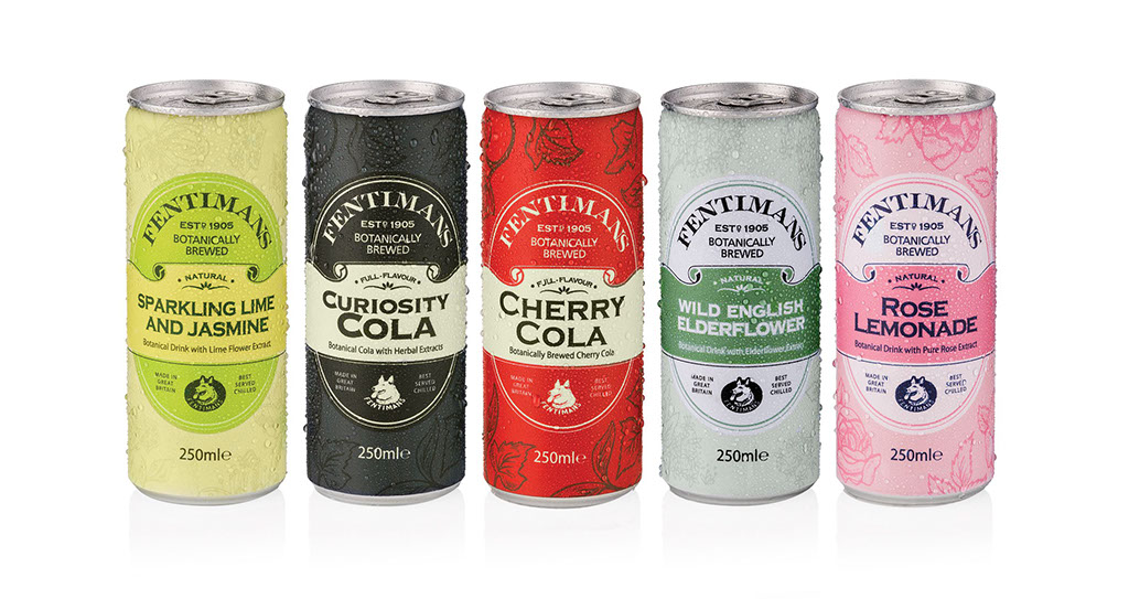 Fentimans Cans Brand Packaging Design
