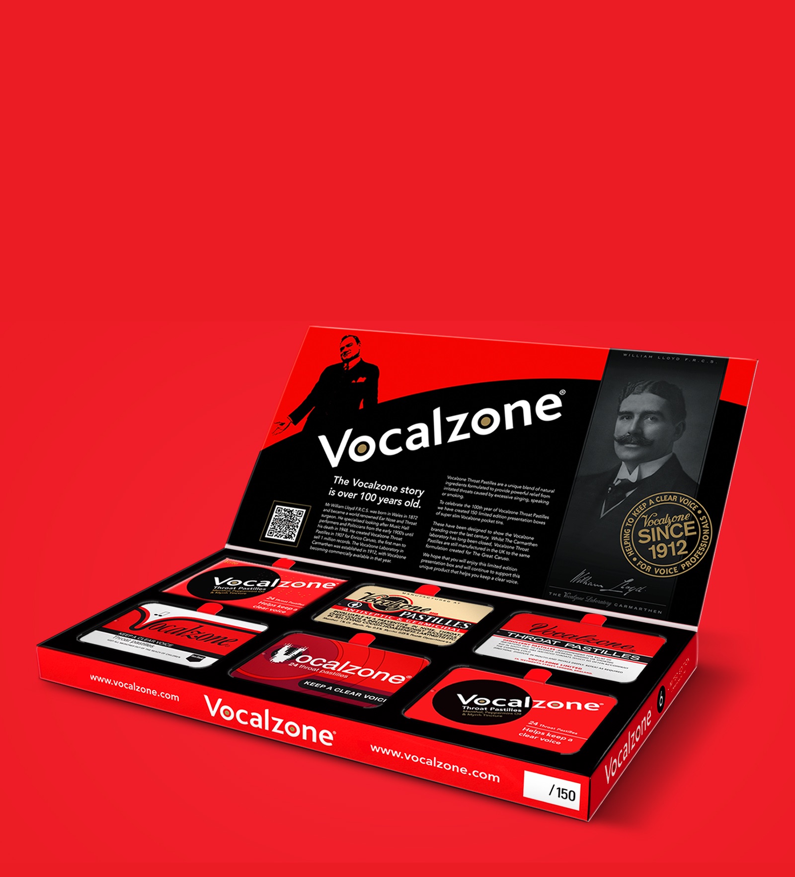 Vocalzone Throat Pastilles Brand Identity Design